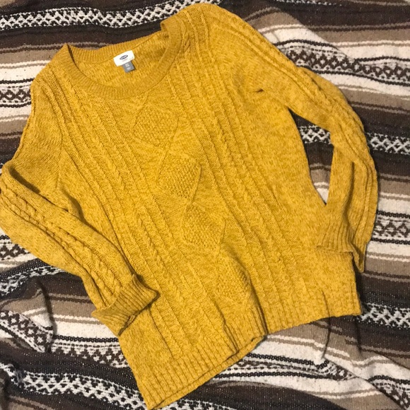 Sweaters | Oversized Mustard Yellow Sweater | Poshmark